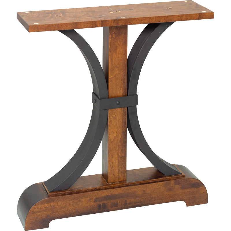 Live Edge Dining Table - Buckle Base – Martin's Furniture US