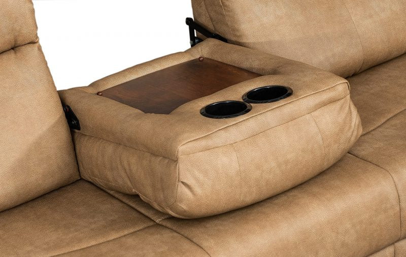 Lambright Lux Full Size Sleeper Sofa with Fold Down Center Console ...